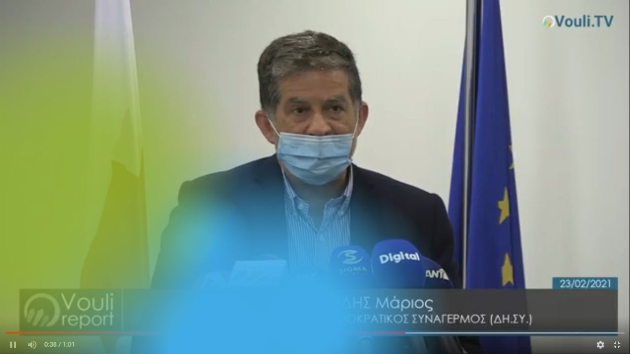 Μάριος Μαυρίδης | Vouli report 23/02/2021 - Vouli TV